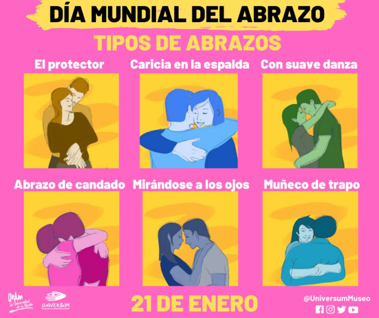 Día Internacional del Abrazo. 21 de Enero. ¡Celébralo!